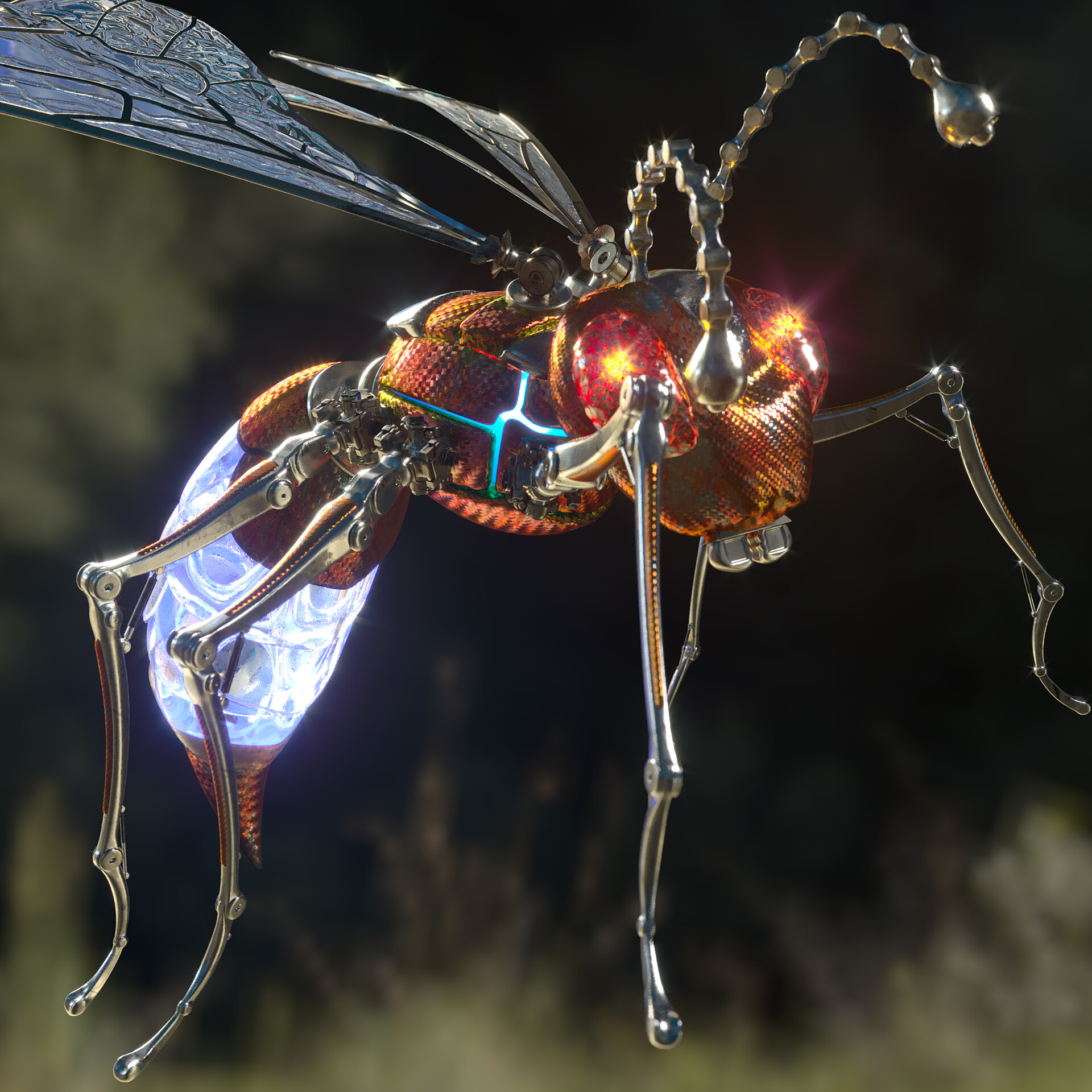 mechanical wasp