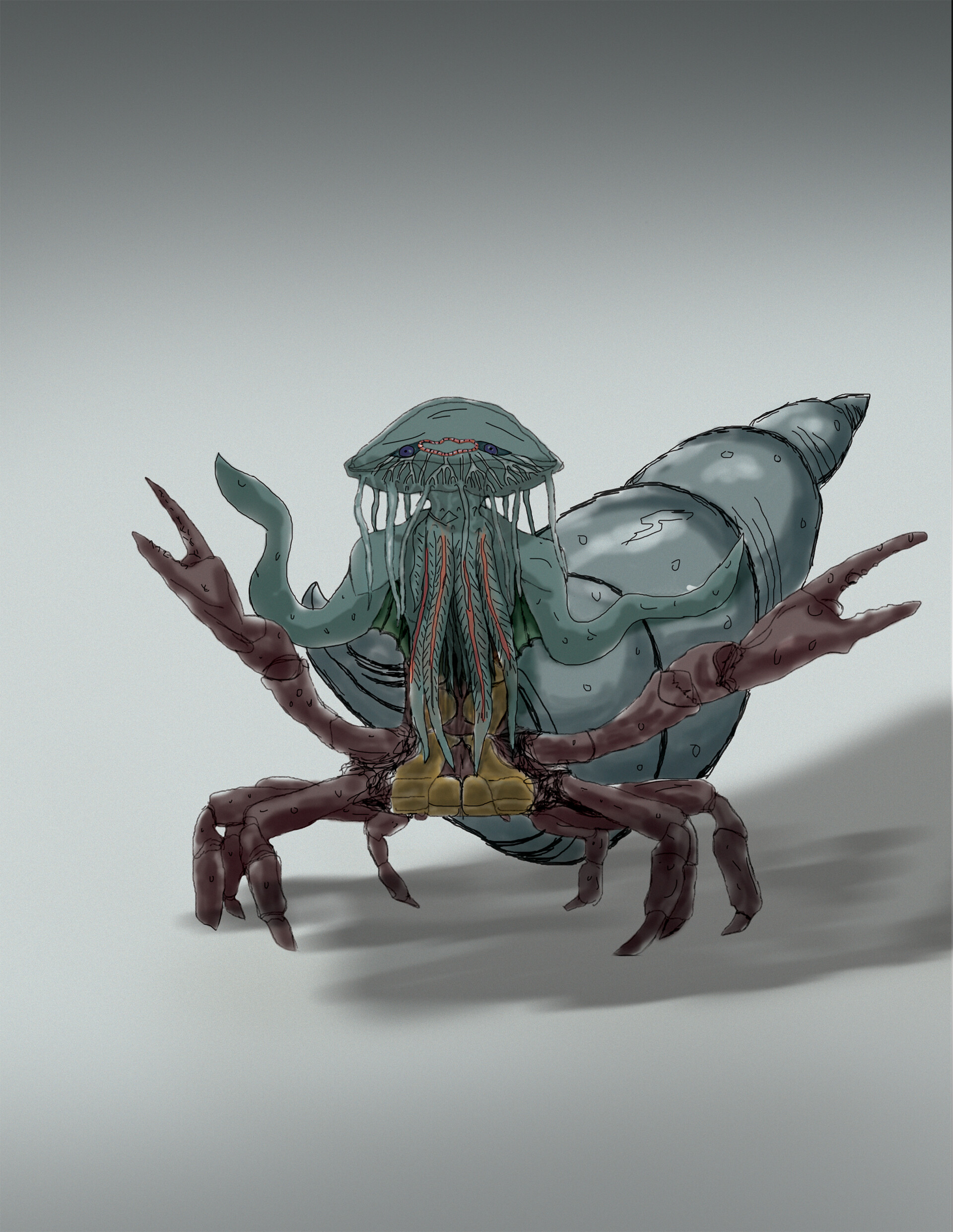 ArtStation - Underwater Sea Creature