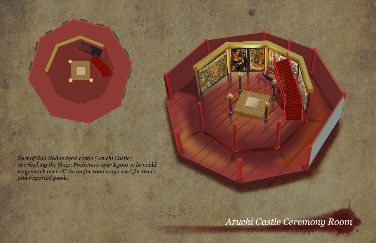 ArtStation - Azuchi Castle Ceremony Room