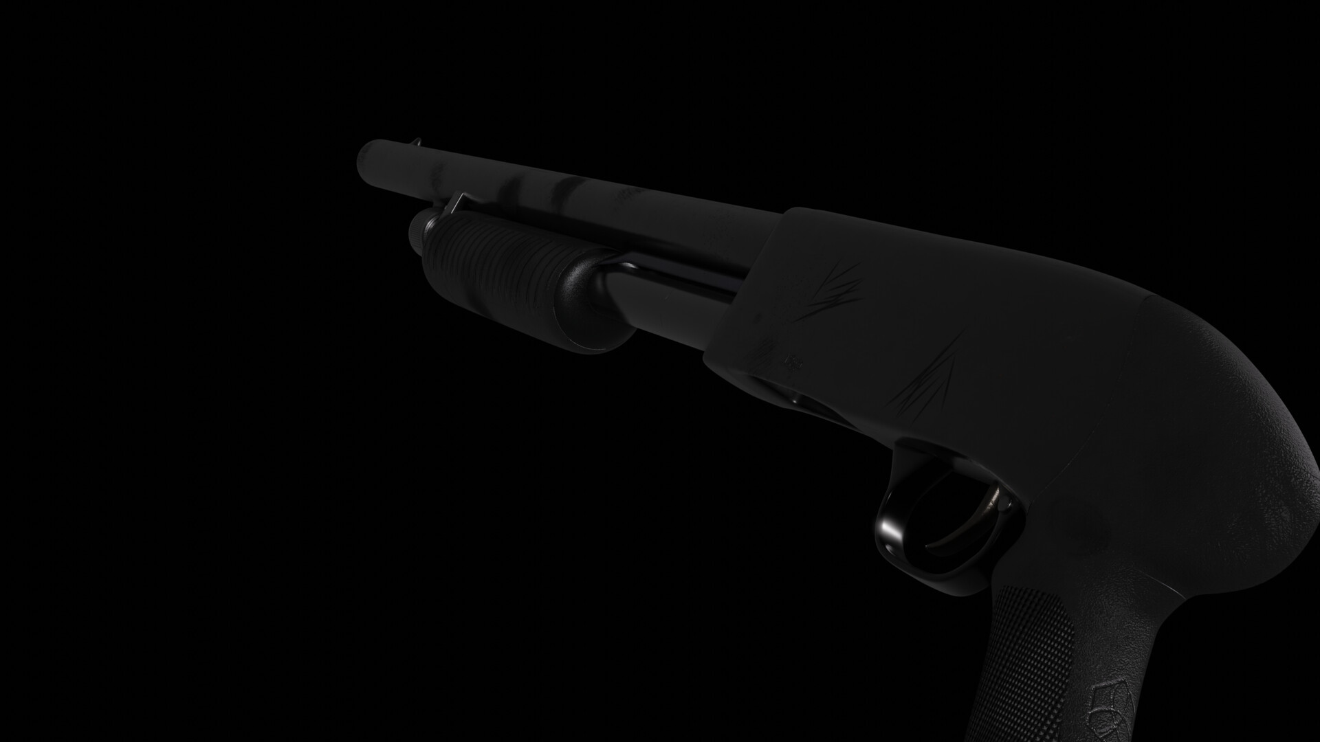 ArtStation - Ithaca 37 Shotgun