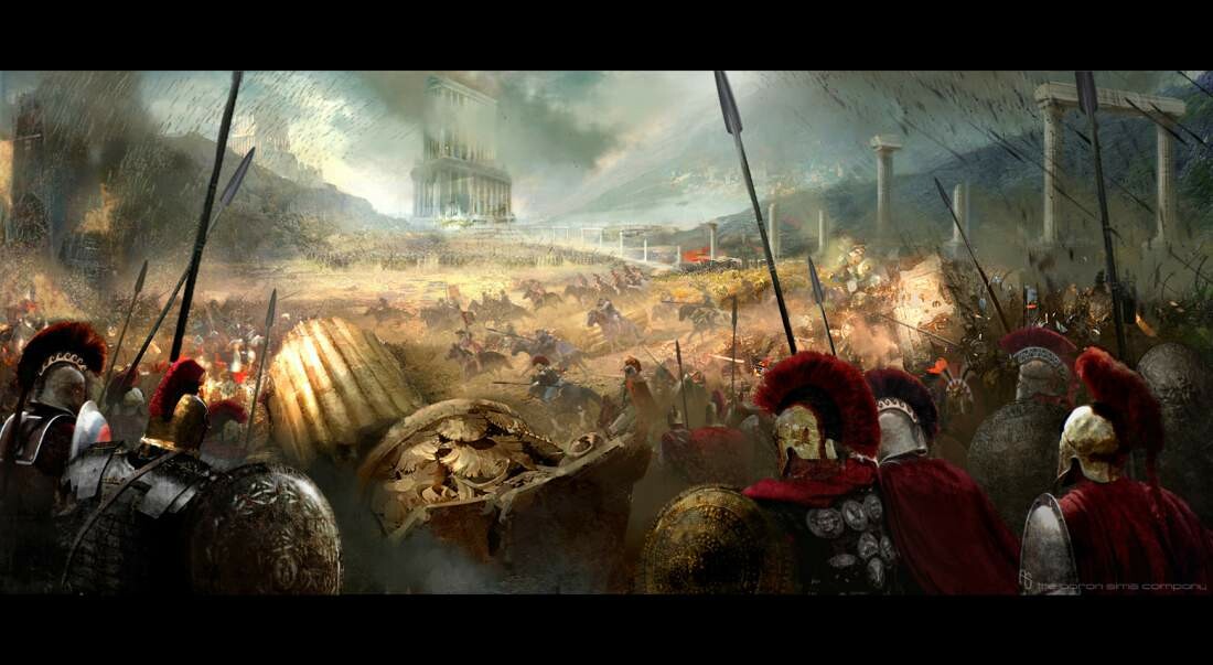 roman war artwork