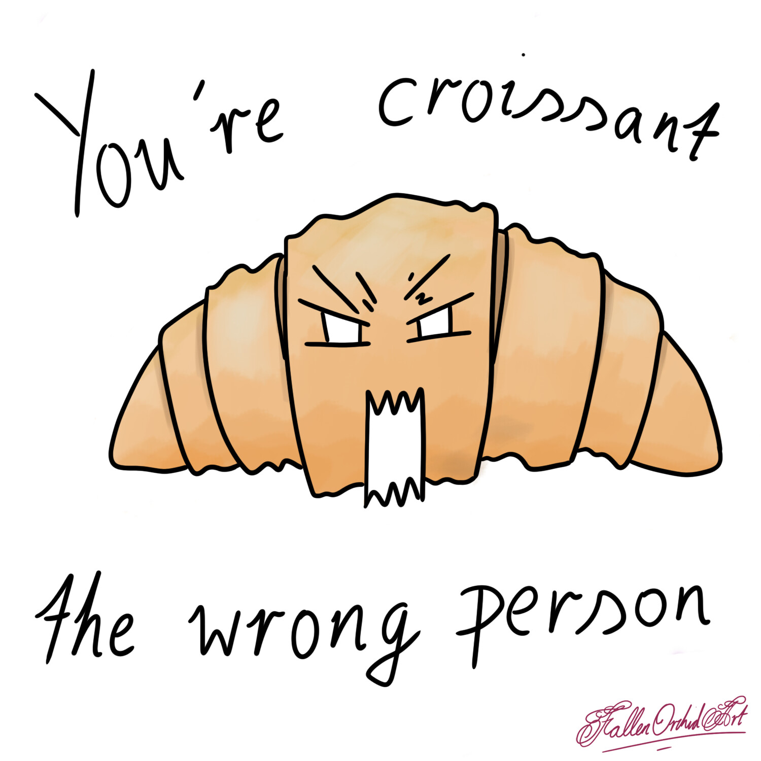 ArtStation - Croissant the wrong person