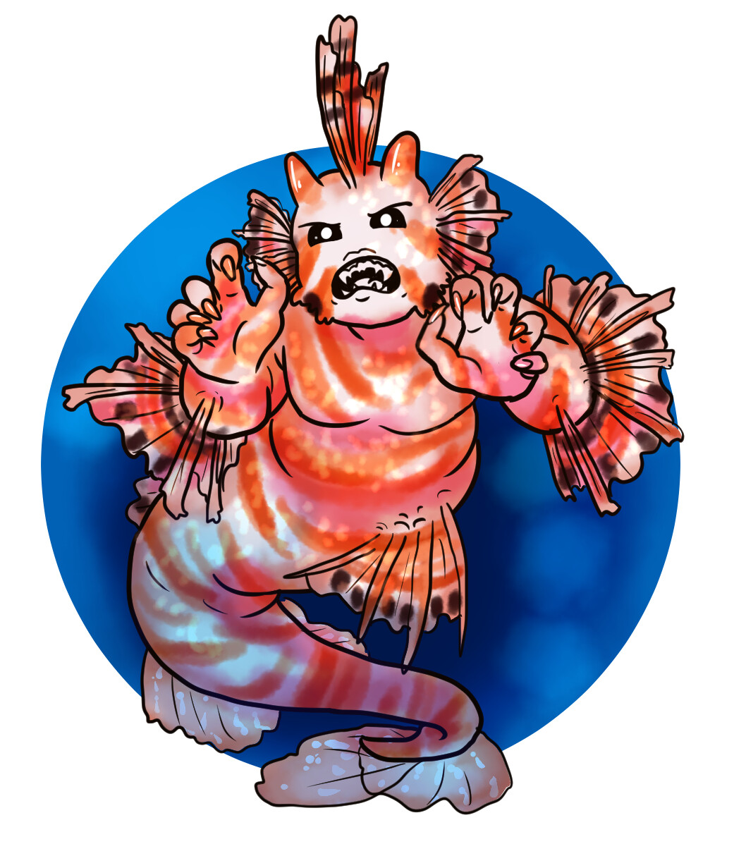 ArtStation - Mermay - Lionfish