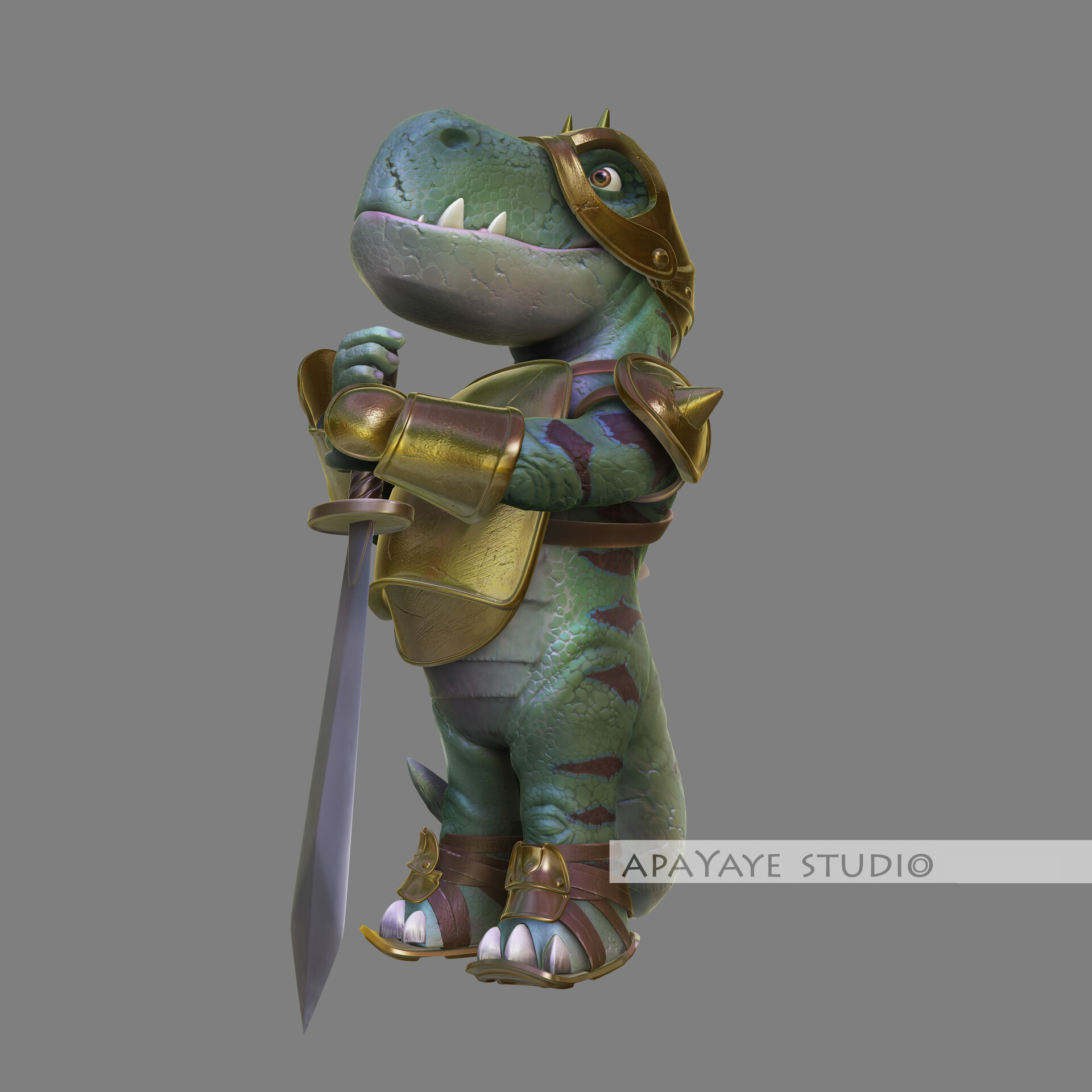 ArtStation - Dino & Armor