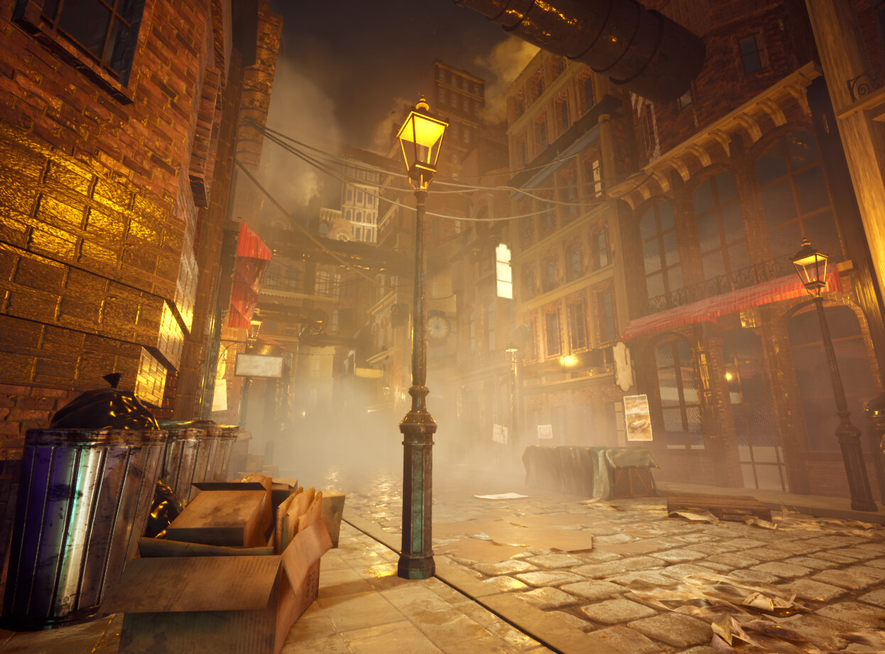 steampunk streets