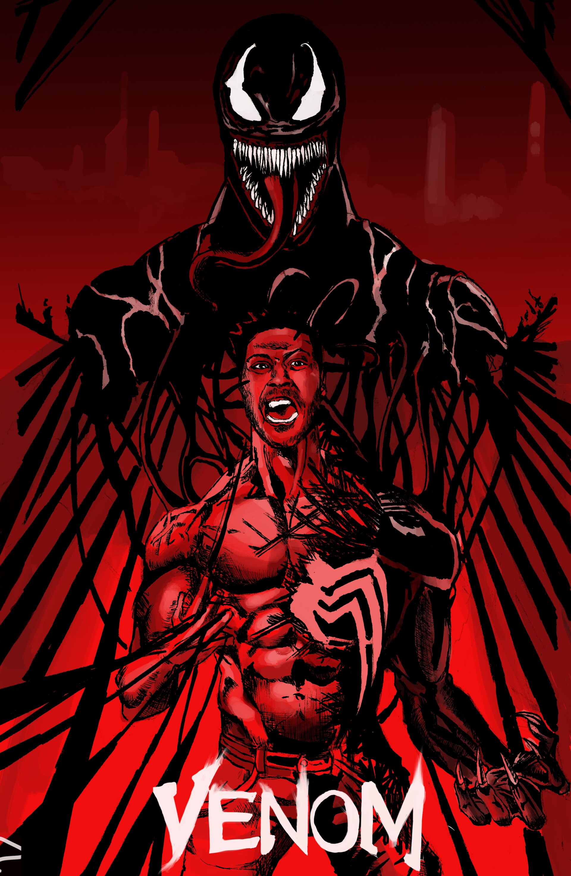 ArtStation - Venom fan promo-poster