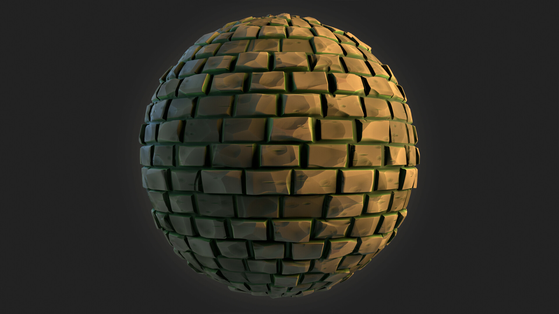 ArtStation - Stylized Brick Material