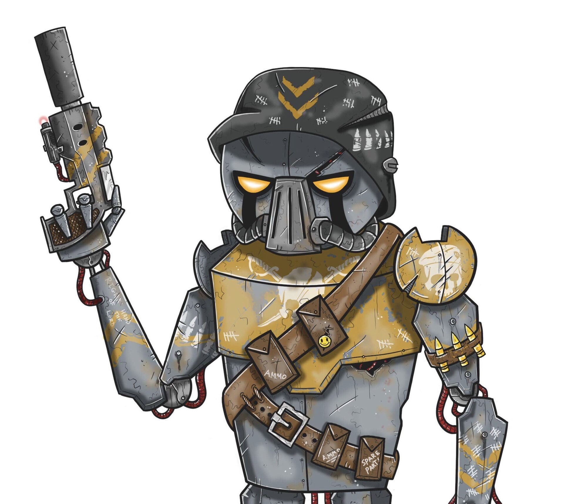 ArtStation - Battle bot captain