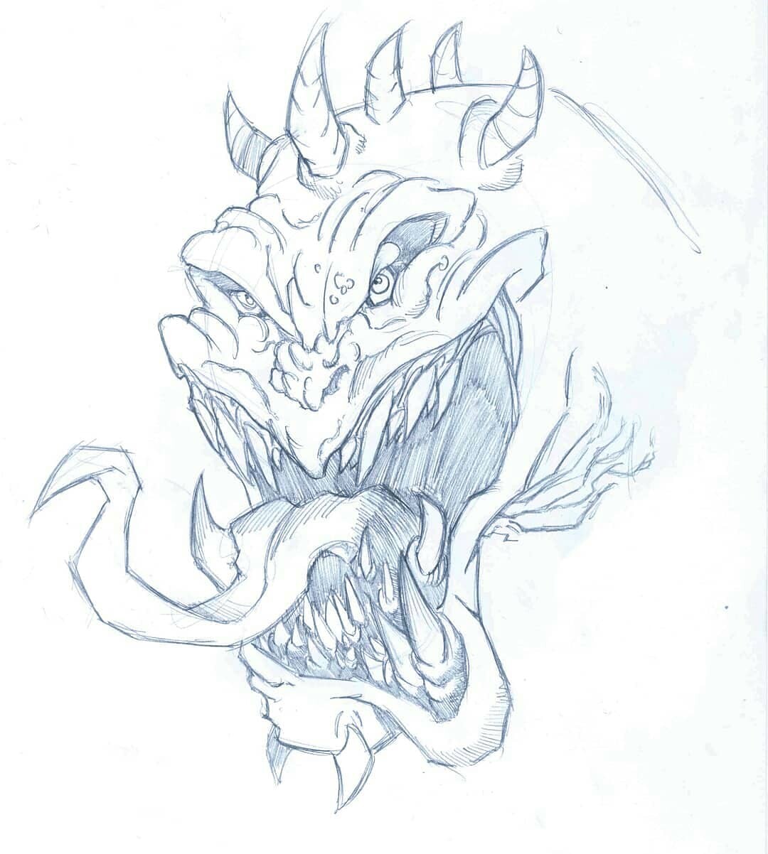 ArtStation - Monster process