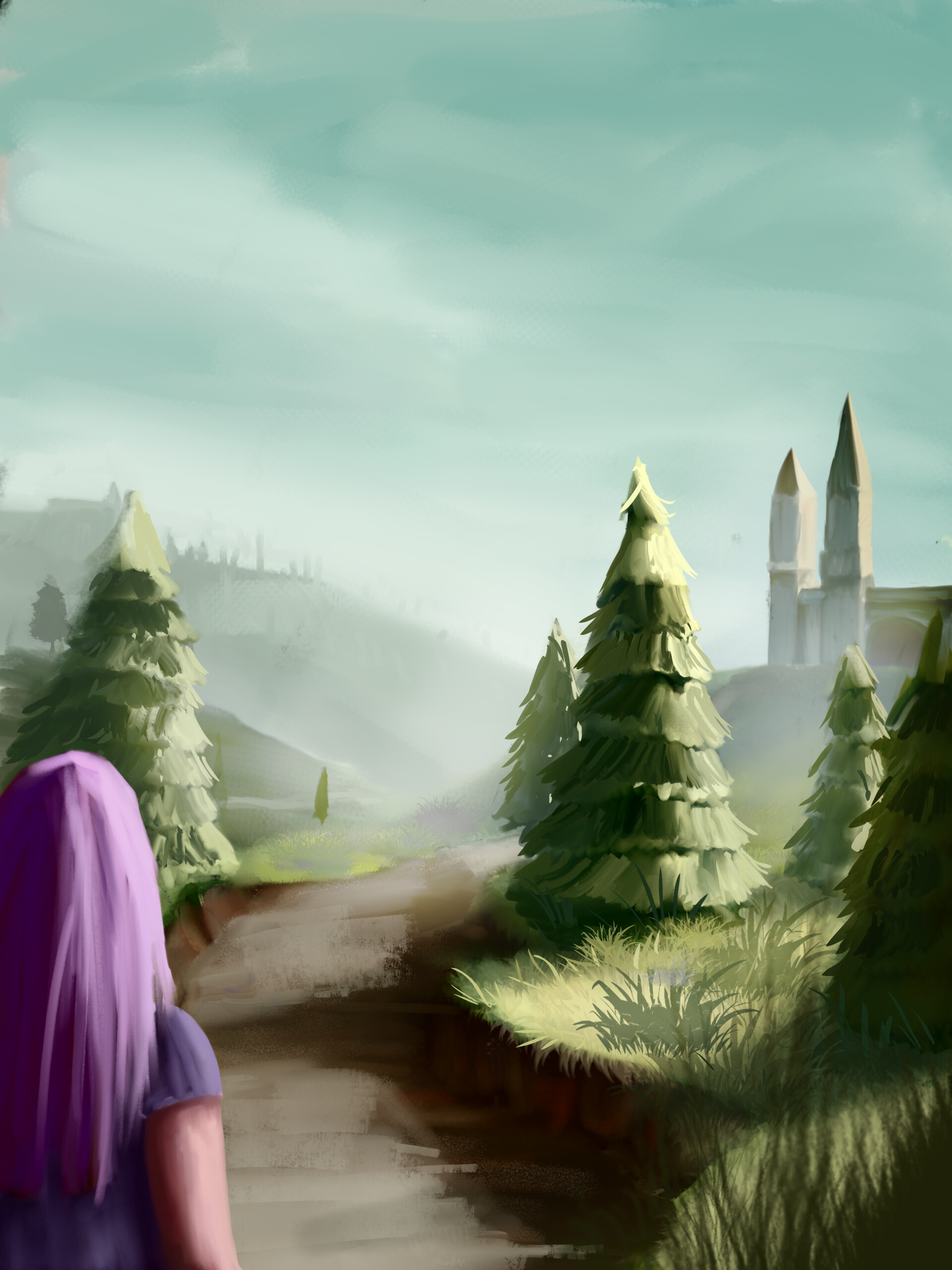 ArtStation - Path to castle