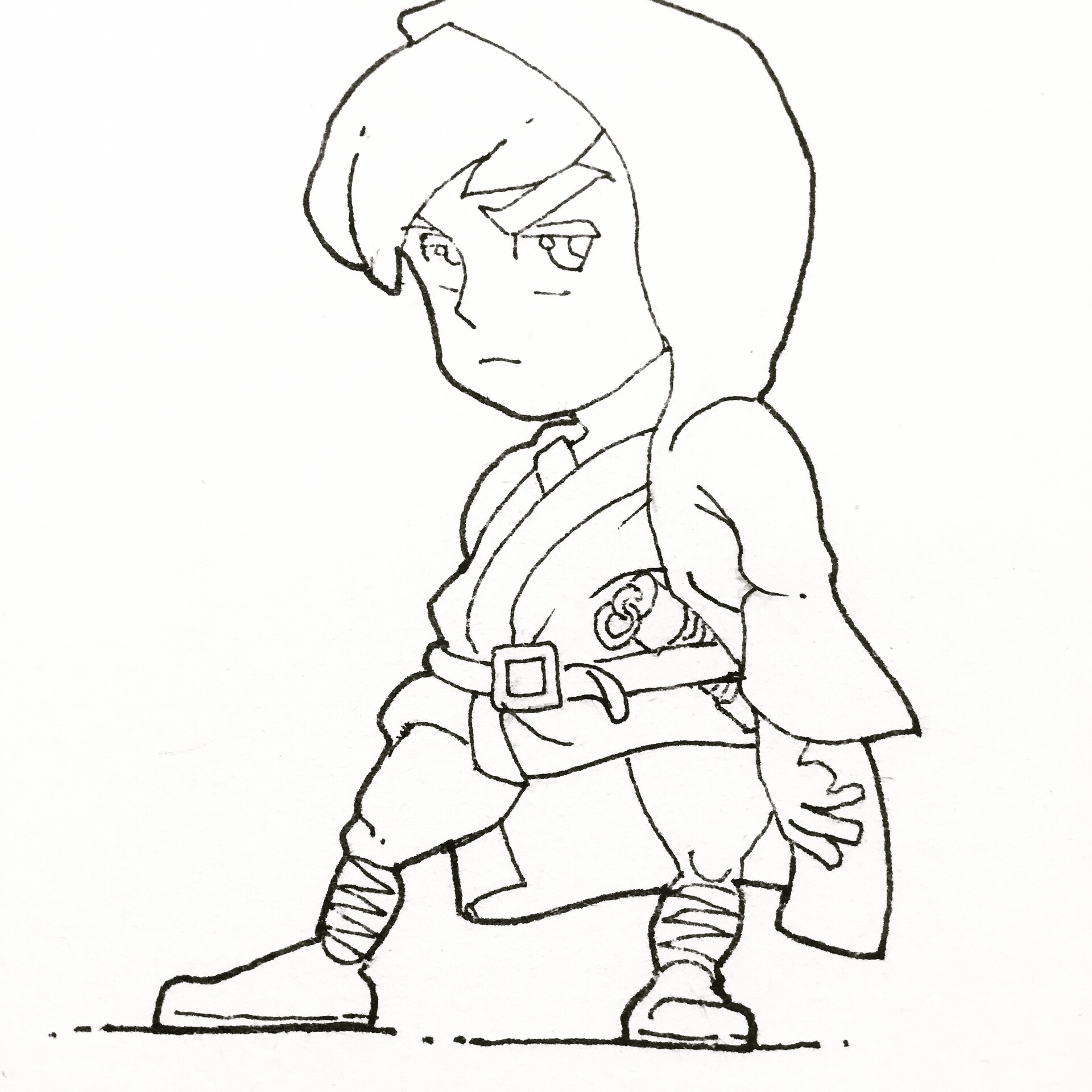 ArtStation - Quick character sketch