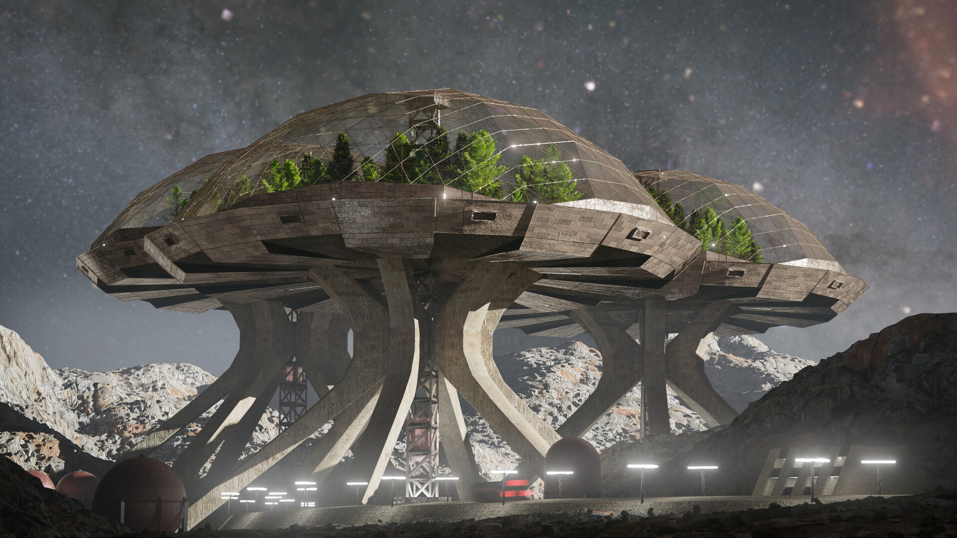 ArtStation - Planetary Greenhouse