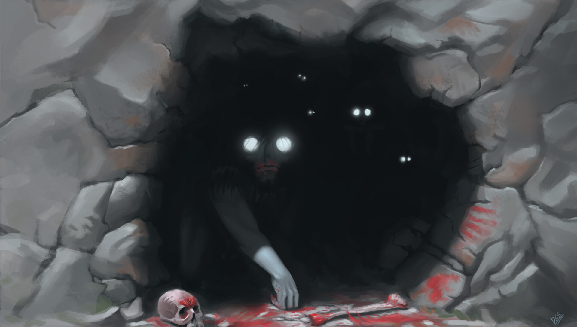 ArtStation - The man-eating troglodyte from BM-4377