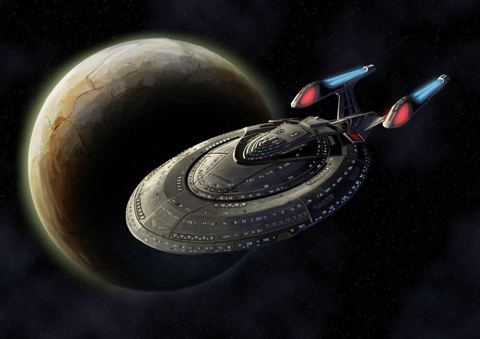 ArtStation - NCC 2000-C USS Excelsior