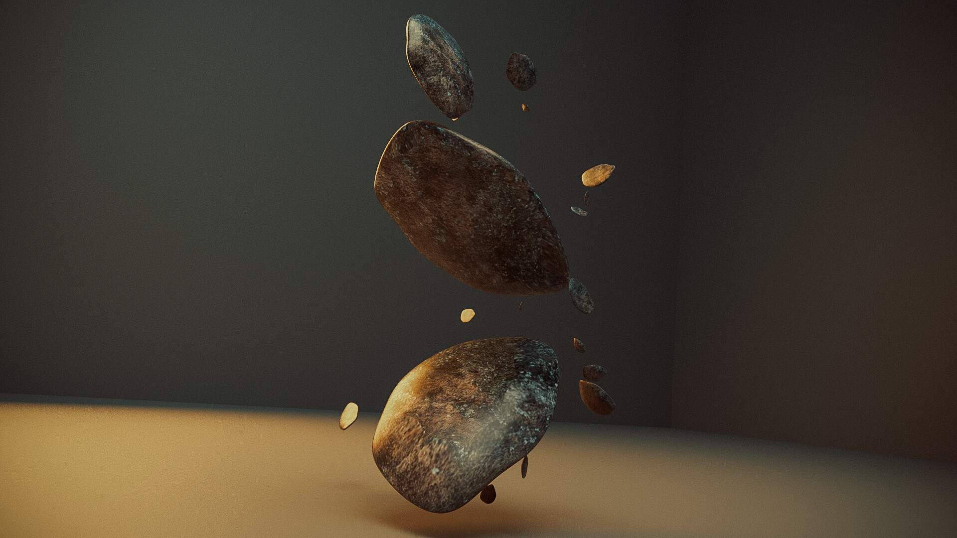 ArtStation - "Floating Rocks" 5-26-19