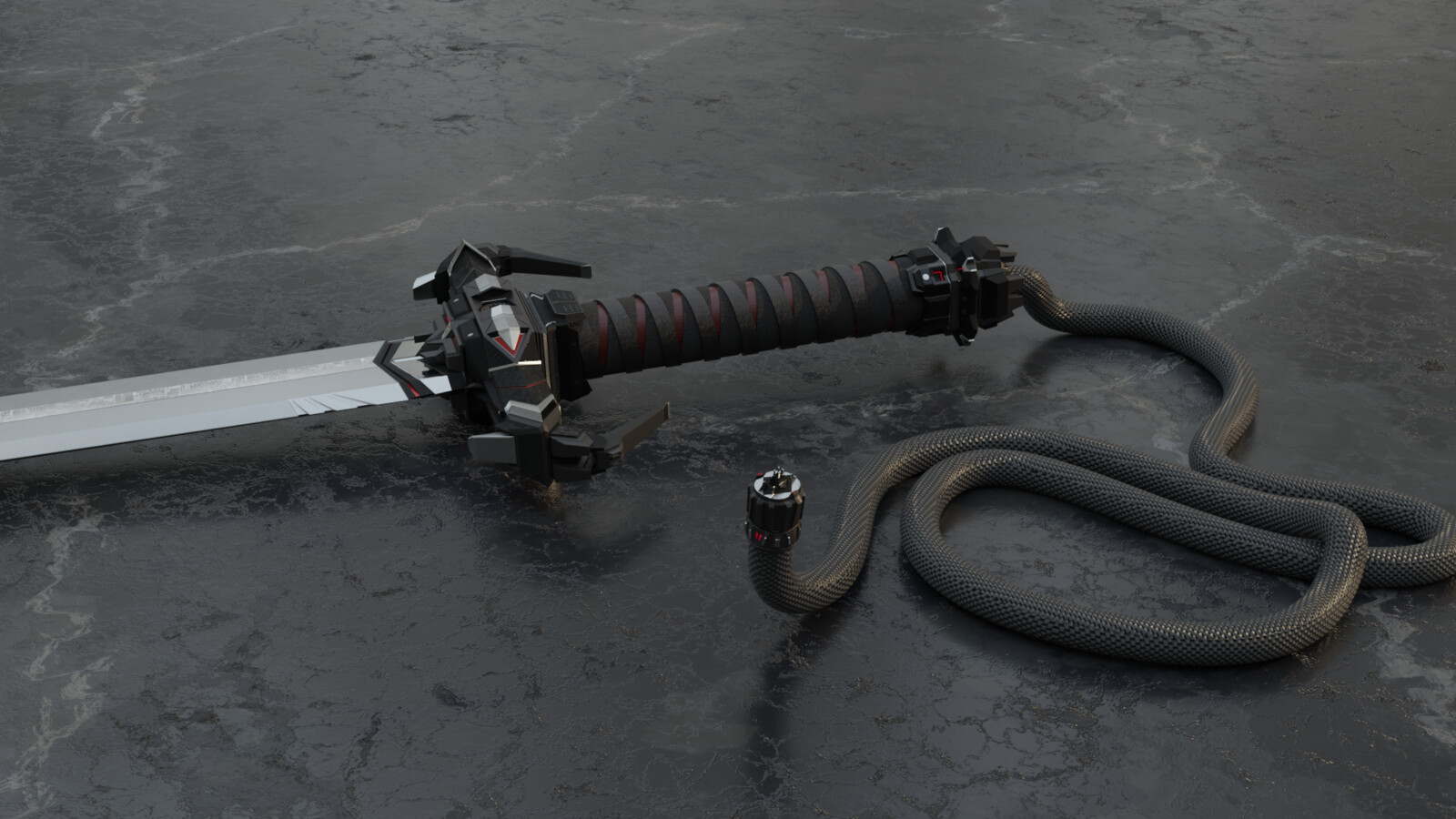 Joseph Zukeran - Intelligent cybernetic sword