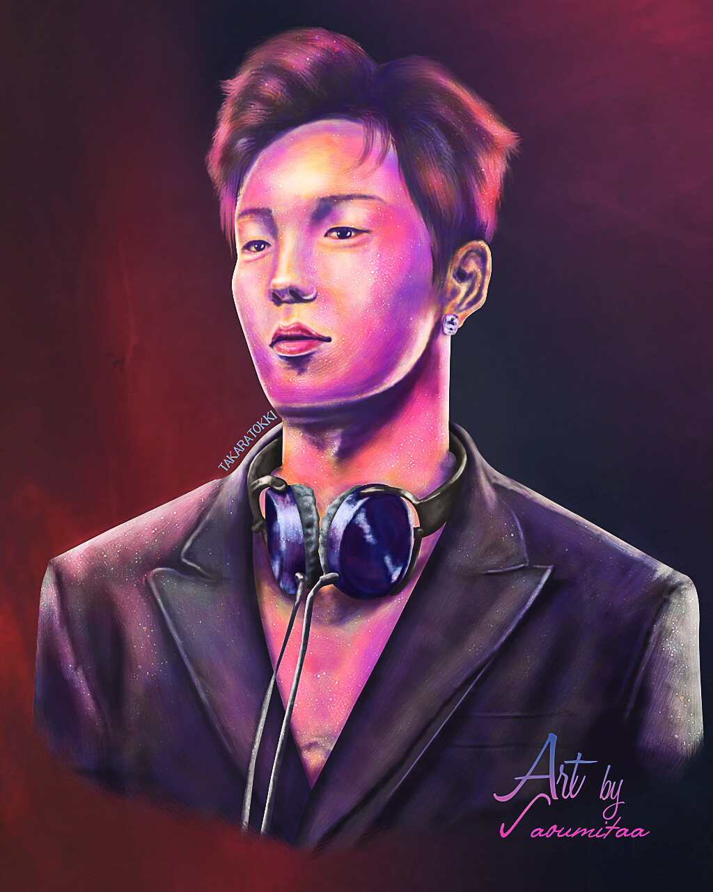Saoumitaa Ganguly - Portrait of DJ ZED aka Shownu of Monsta X