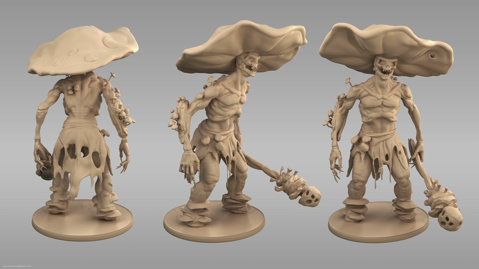 ArtStation - Mushroom zombie