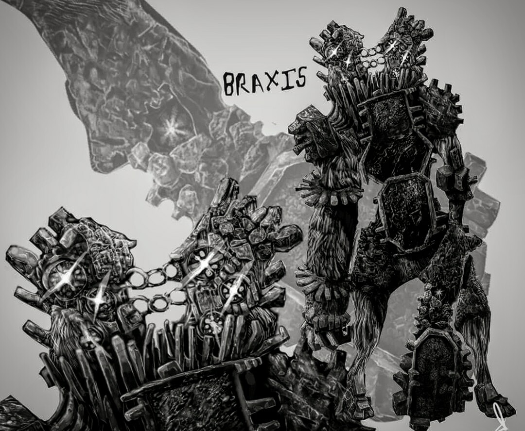 Dave Prentice - Colossus Artwork. (Inspired) "Braxis"