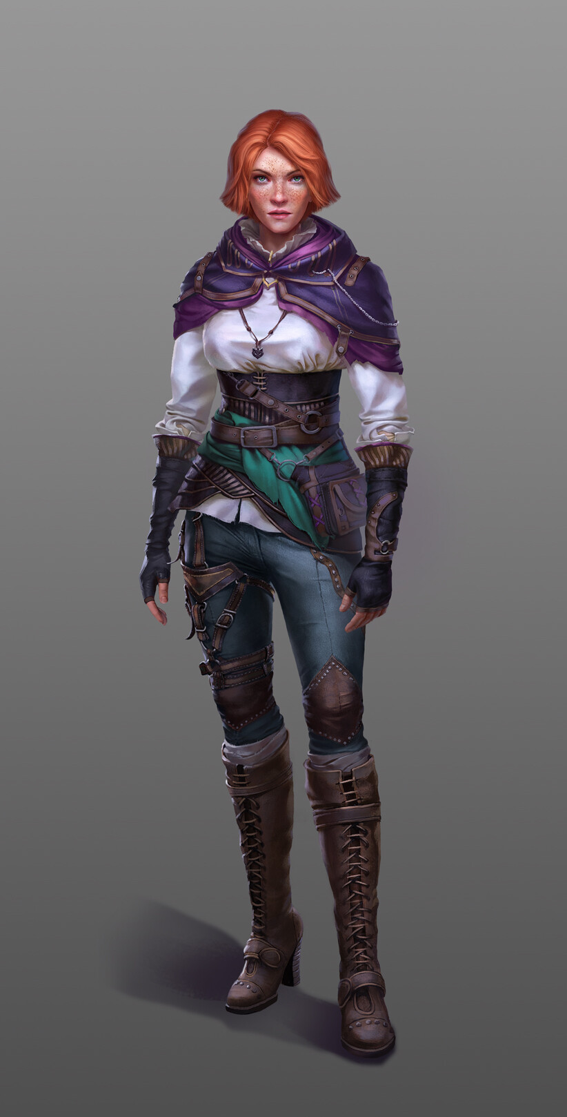 ArtStation - Character and some mini games for a fantasy story