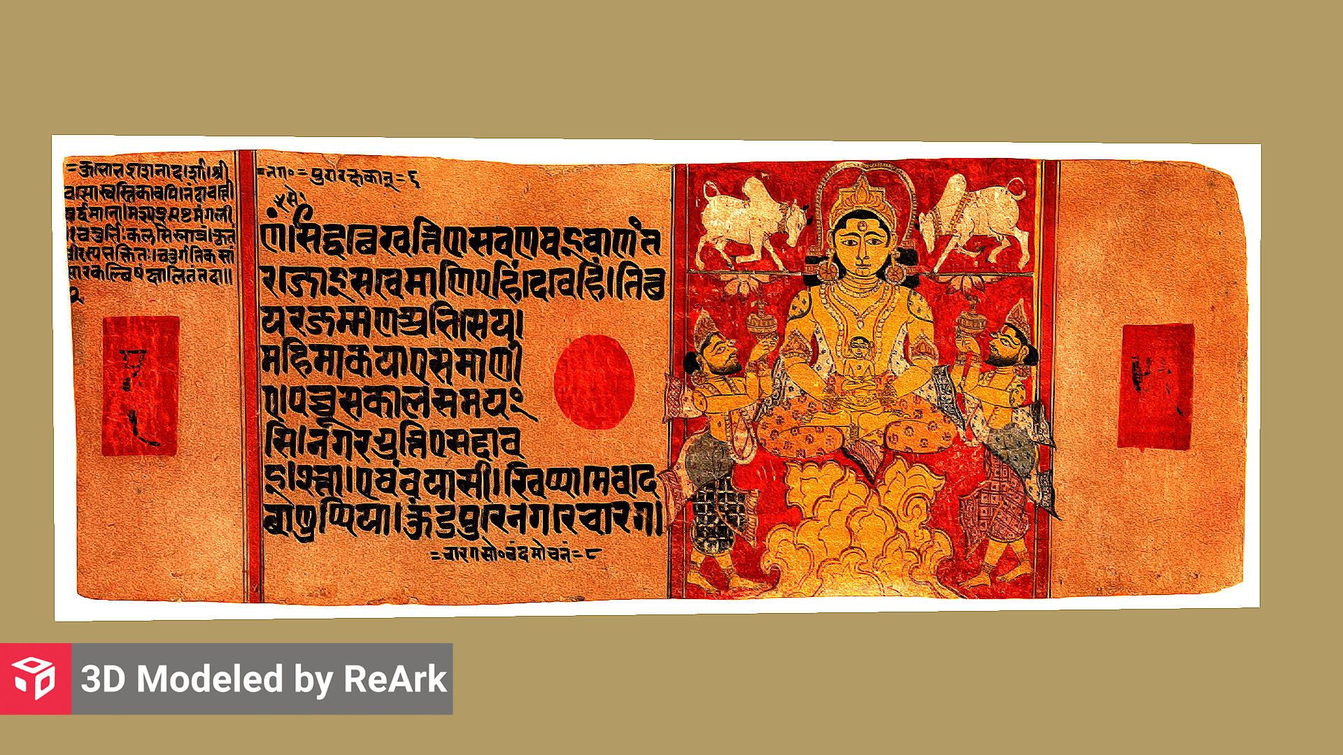 ReArk 3D - Jain Manuscript Painting