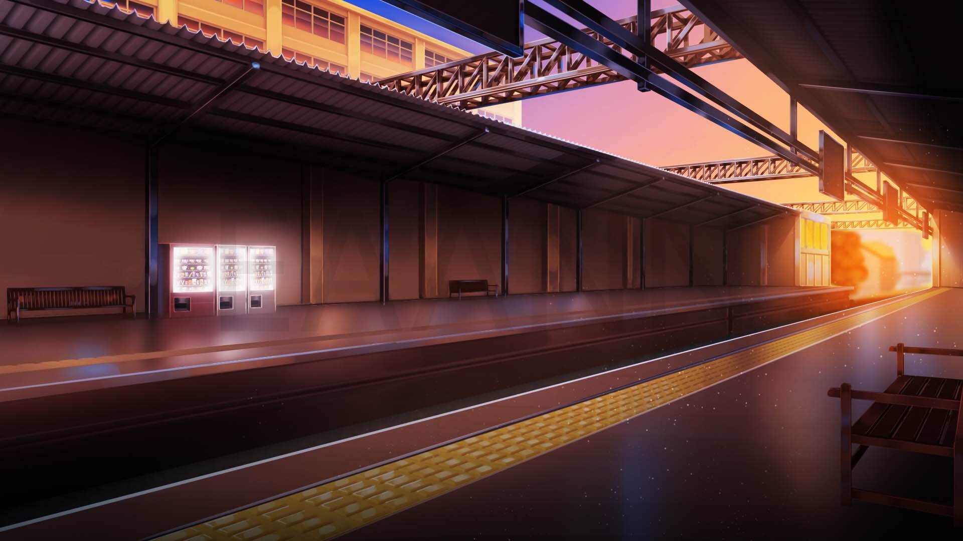 ArtStation - Train station