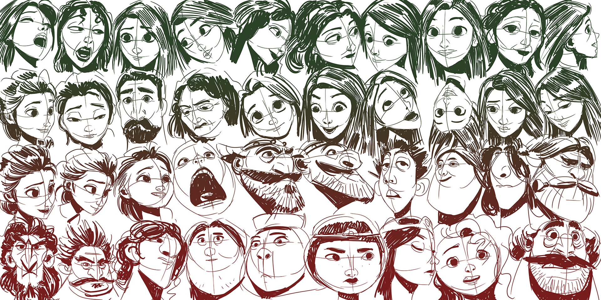 ArtStation - Disney Face Studies
