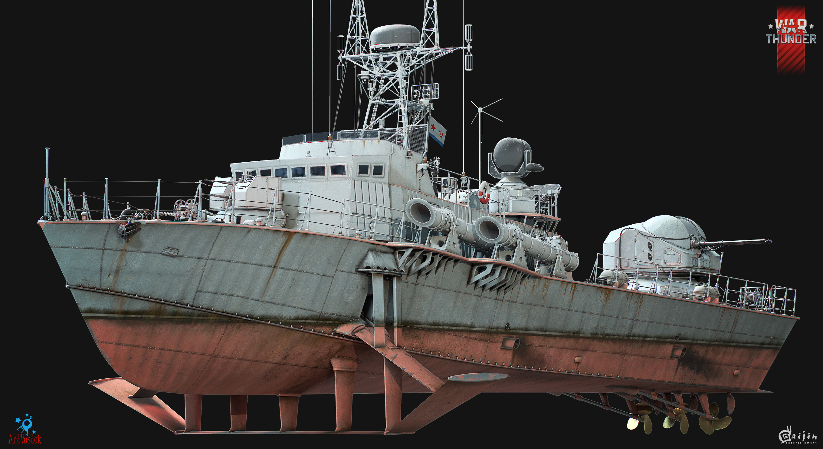 ARTVOSTOK STUDIO - Turya class torpedo boat - Project 206m