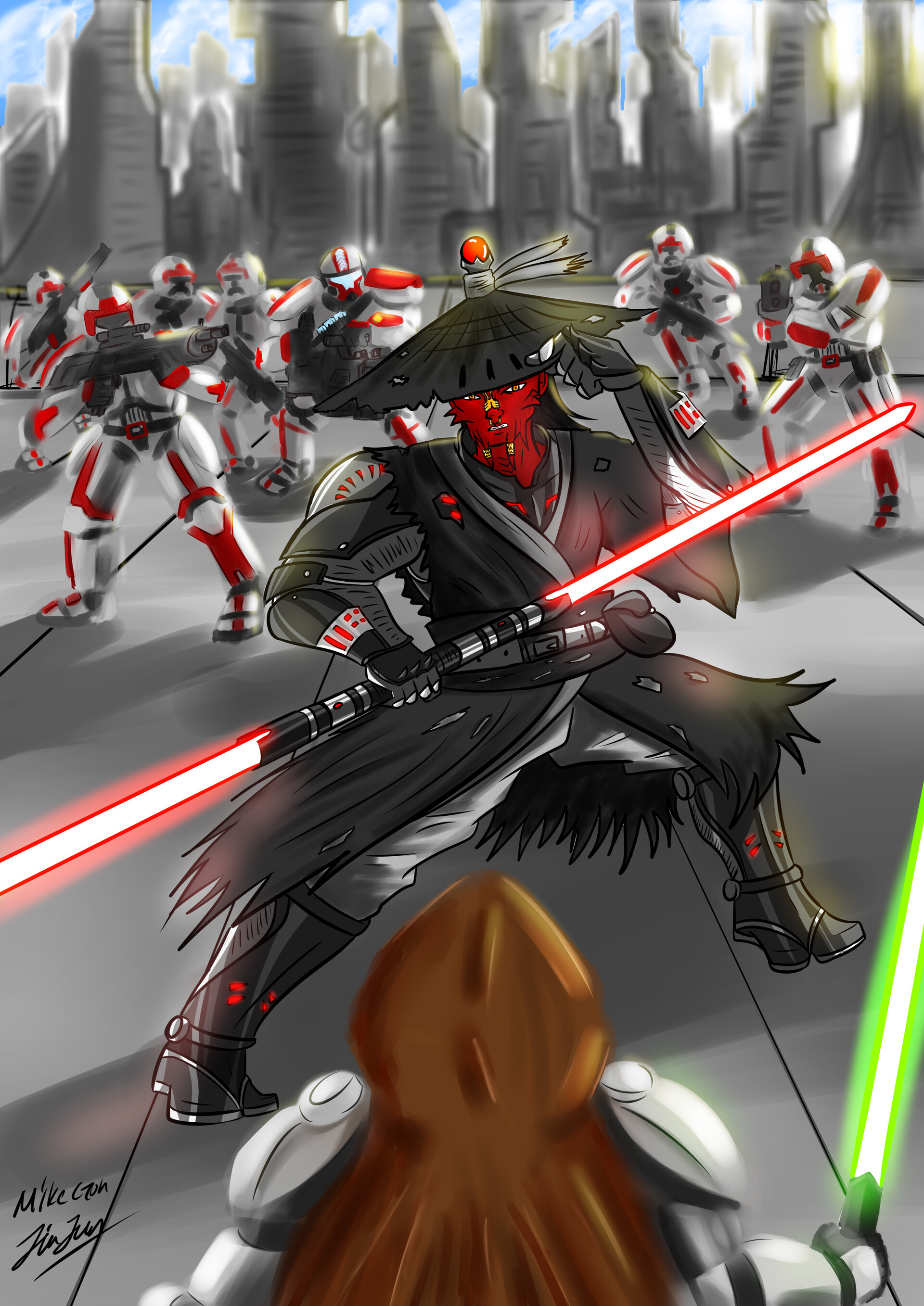 ArtStation - Sith lord in trouble