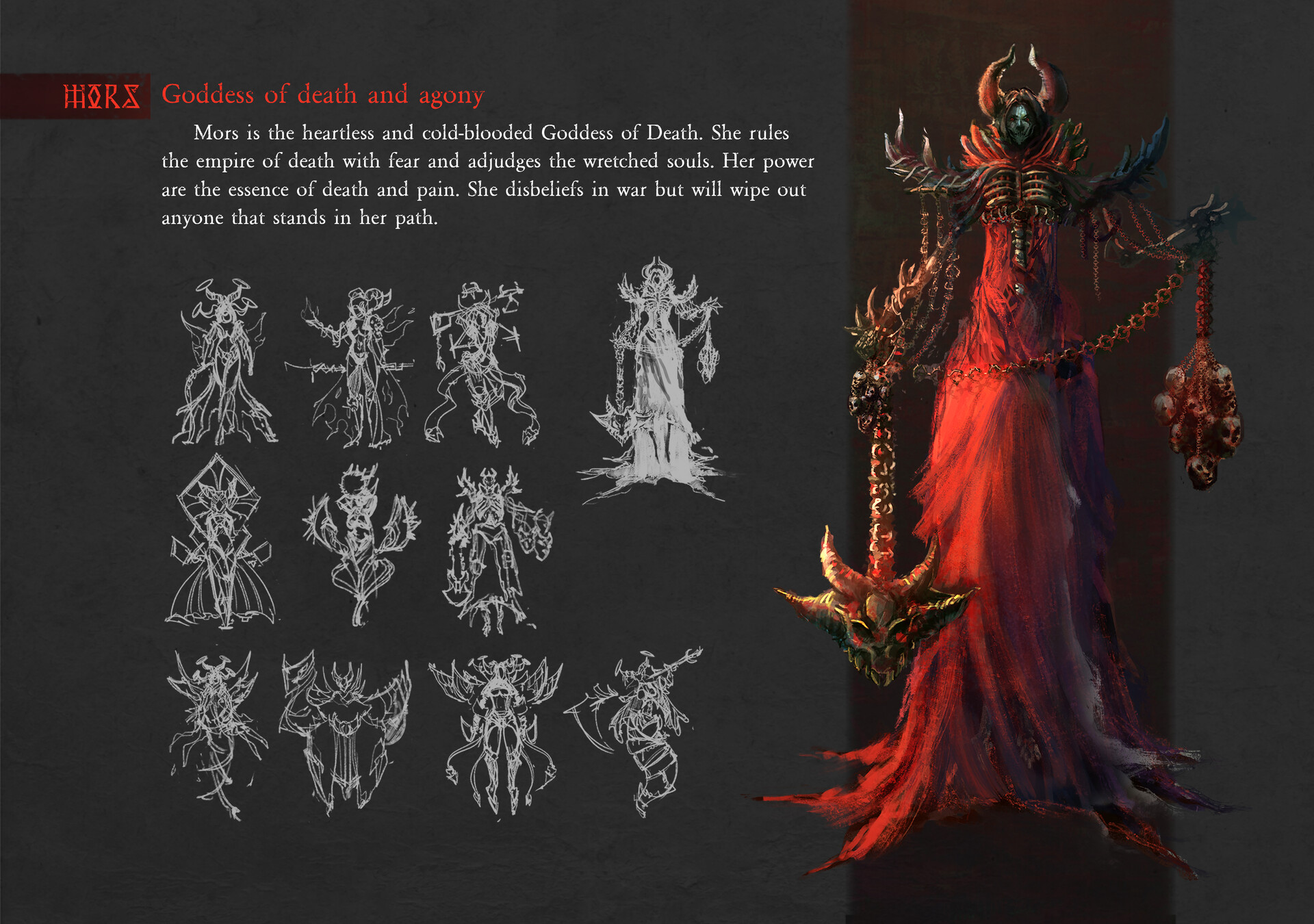 ArtStation - Mors, Goddess of Death