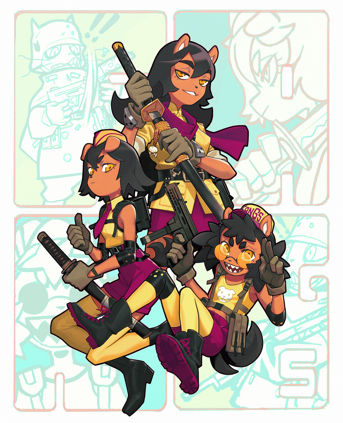 Alexis Rives - Fanart_Colodraws_Yellow Fangs