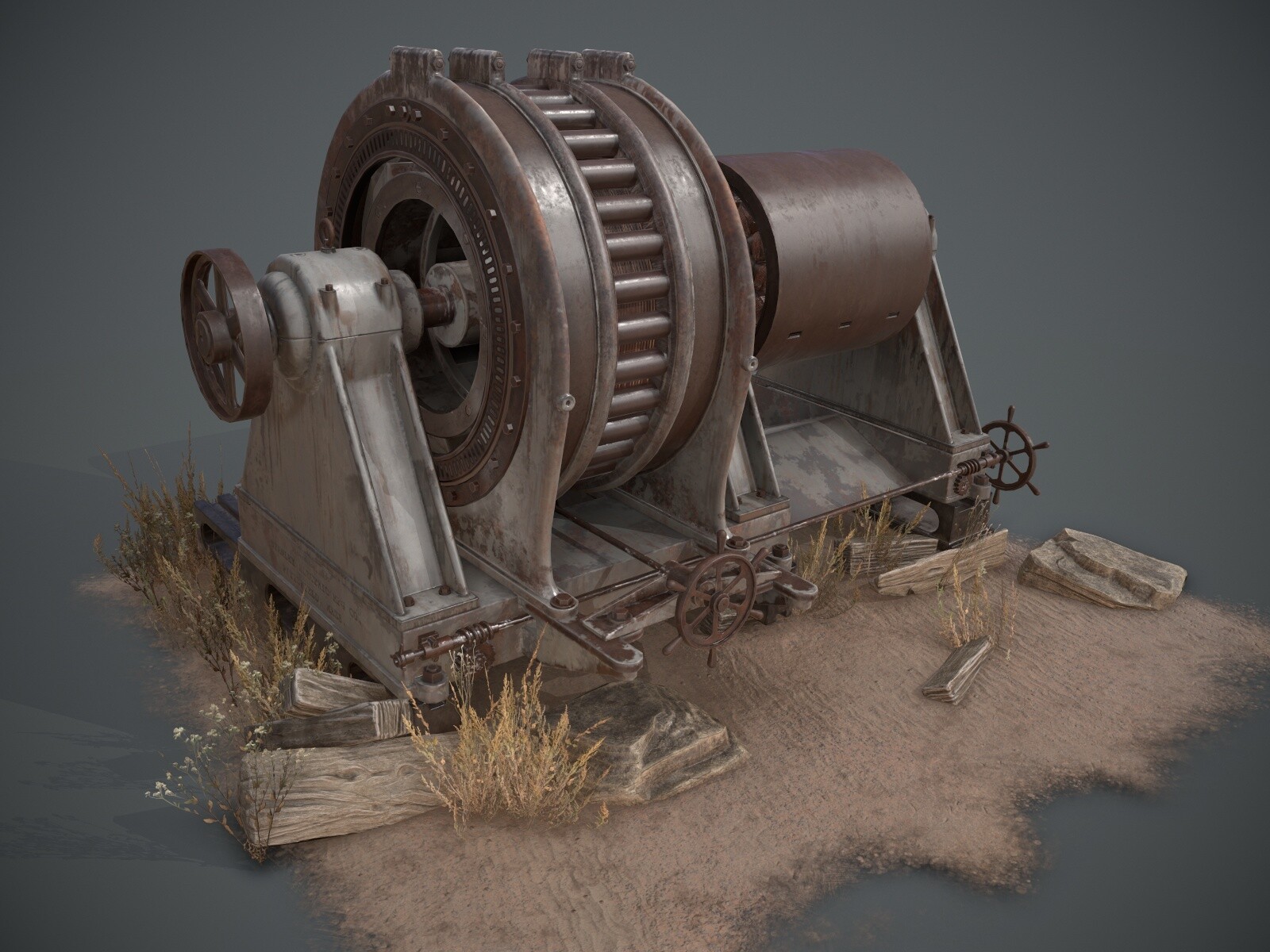 ArtStation - Old Electric Alternator