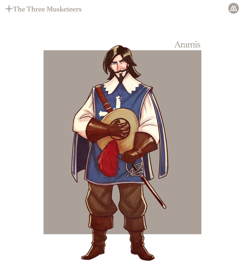 Arturo Aguirre Art - Character Design Class - The Three Musketeers