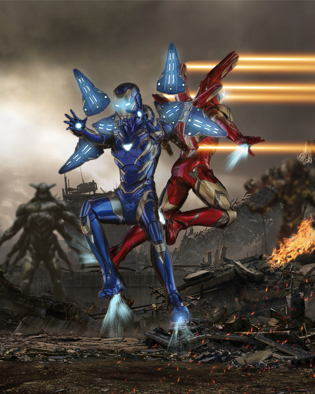 ArtStation - One last battle - i love you 3000