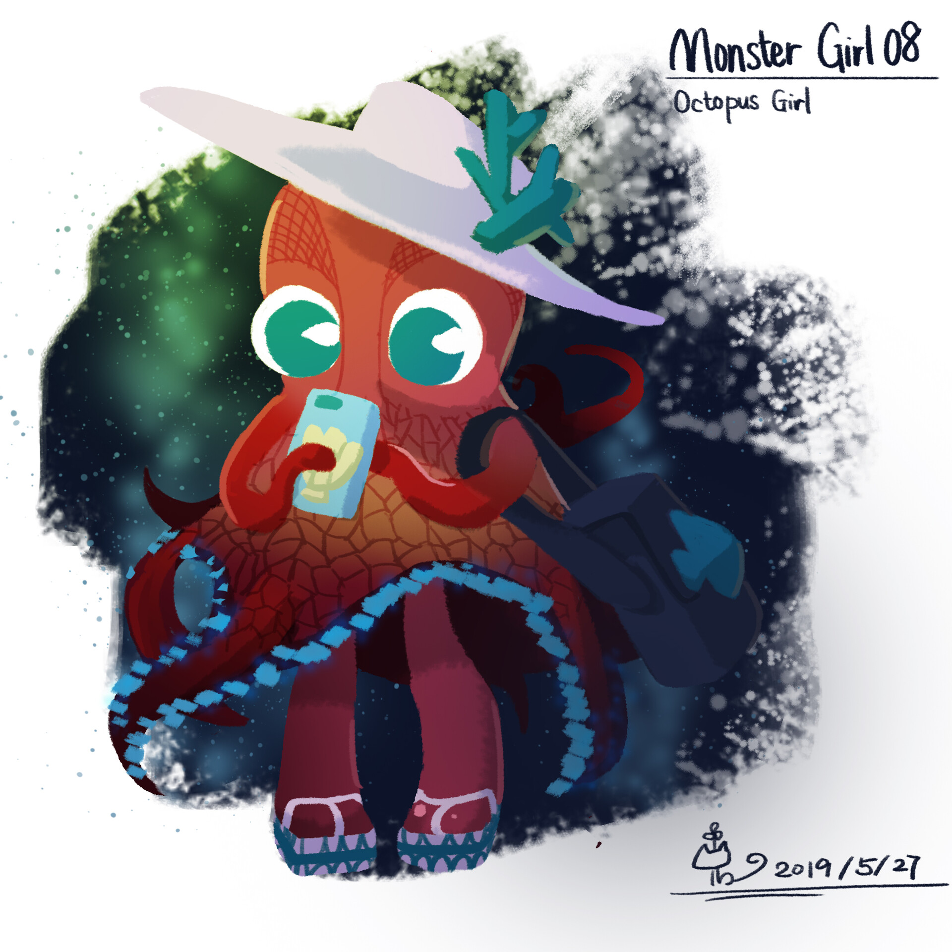 ArtStation - Monster Girl 08: Octopus Girl