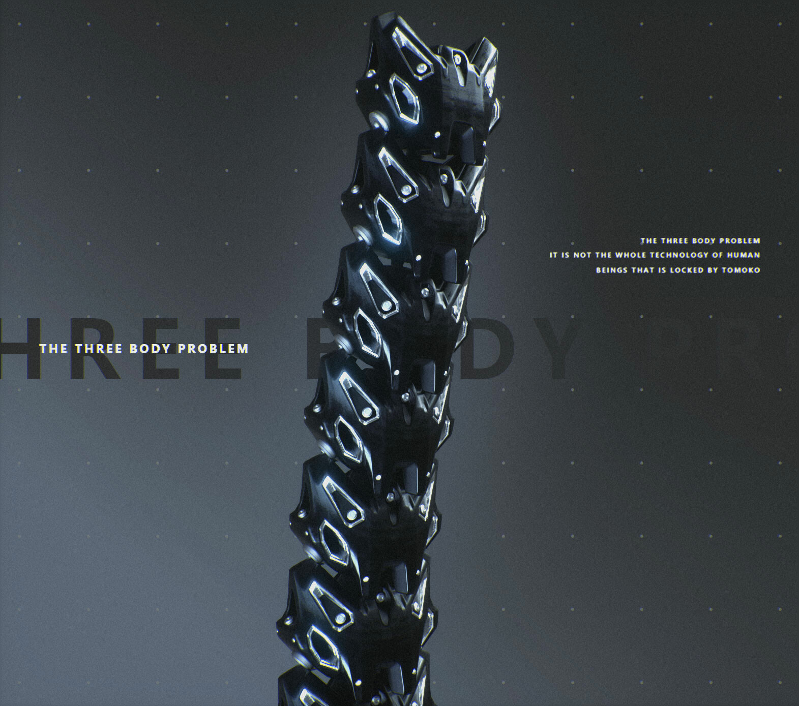 M V 8 - "The three body problem" Human-shaped Sophon