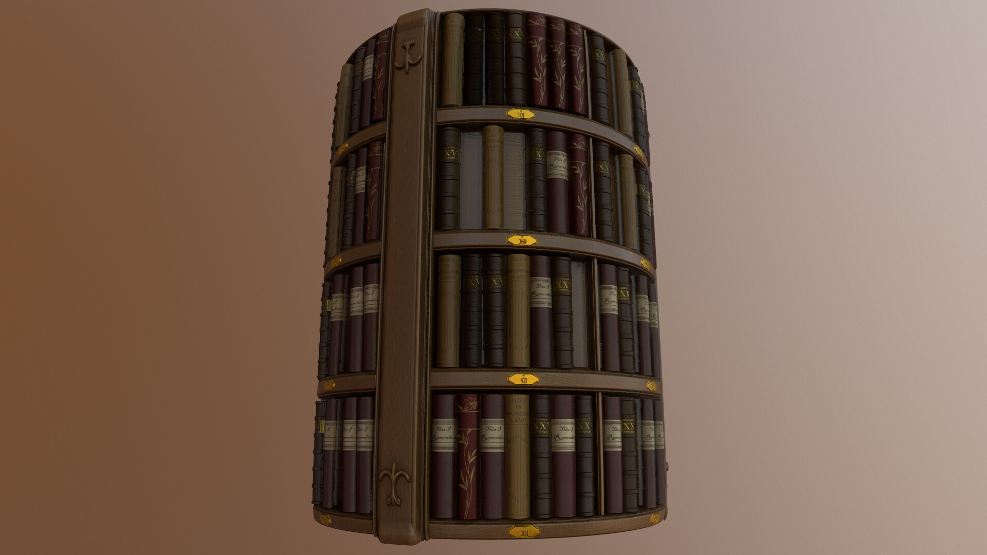 ArtStation - Book Shelf Texture (Architectural System Assignment)