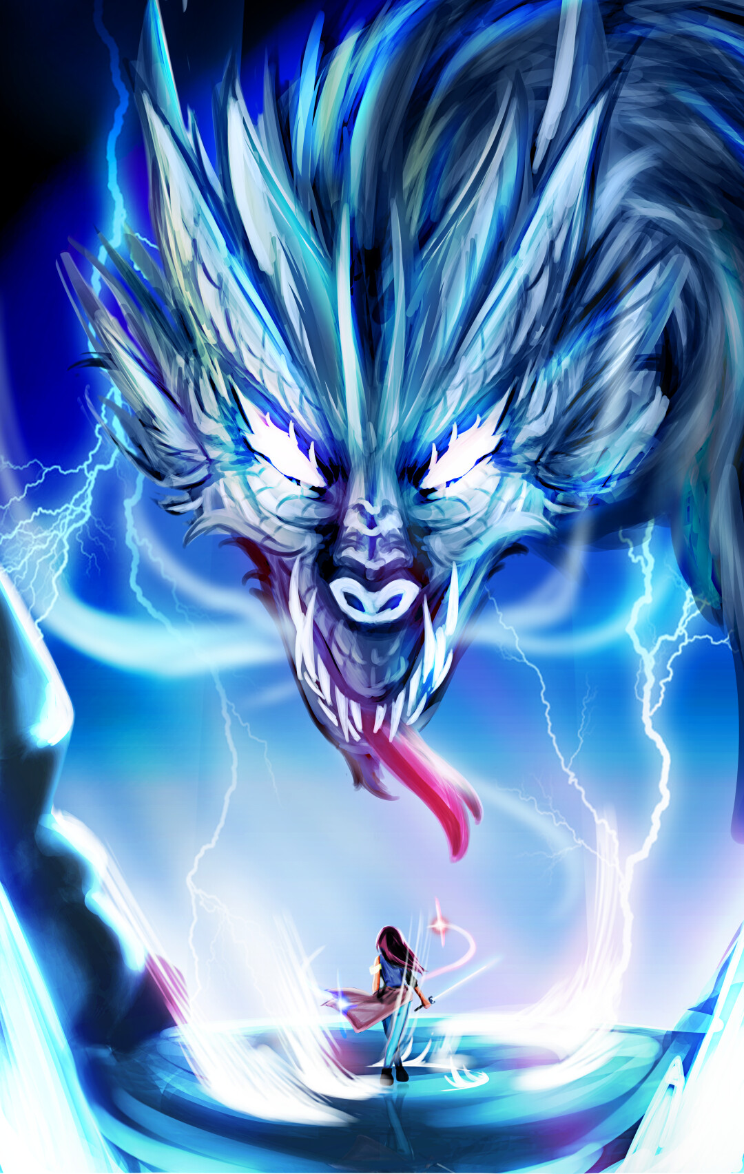 ArtStation - Original Character - Rizeth - Dragon Icefyre
