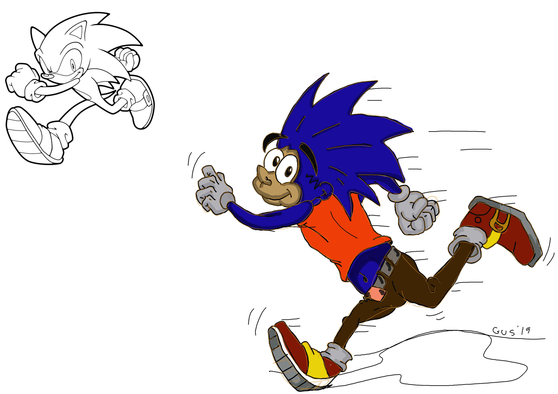 ArtStation - sonic redraw