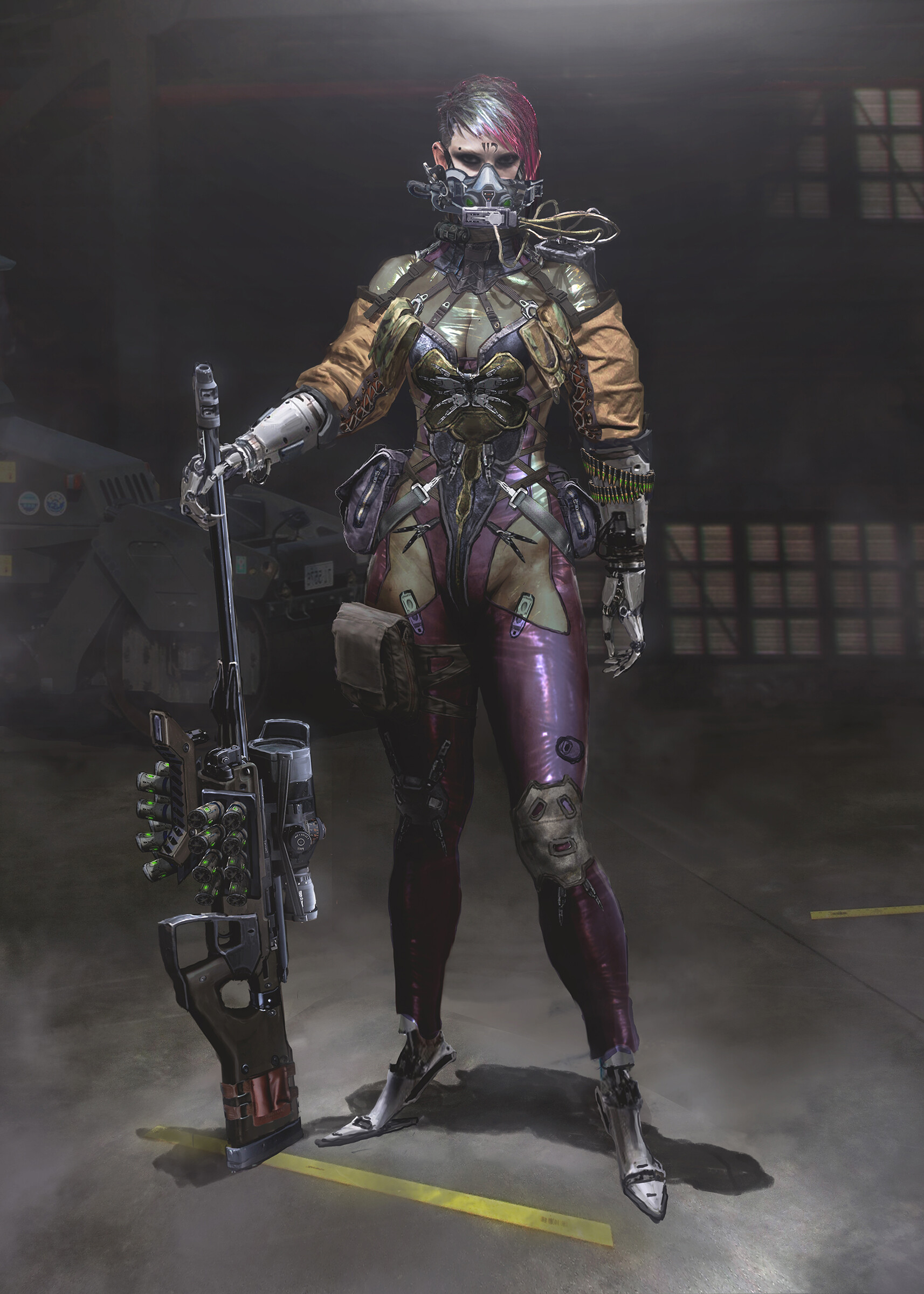 Yintion J - Jiang Geping - command and conquer redesign, yuri virus sniper