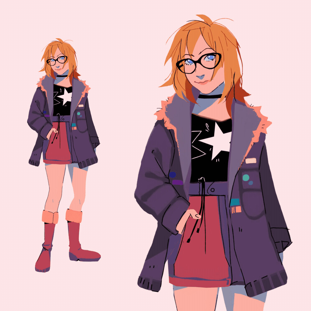 ArtStation - Profile Animation - Looping Gif