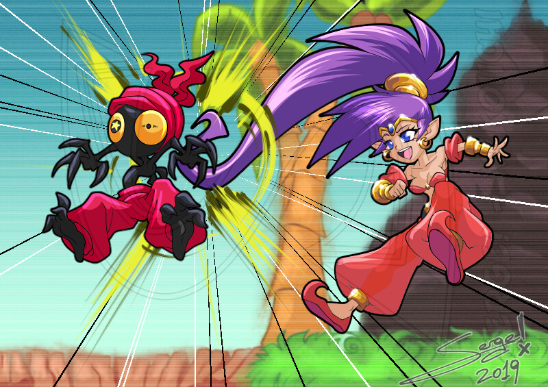 ArtStation - Shantae Risky's Revenge