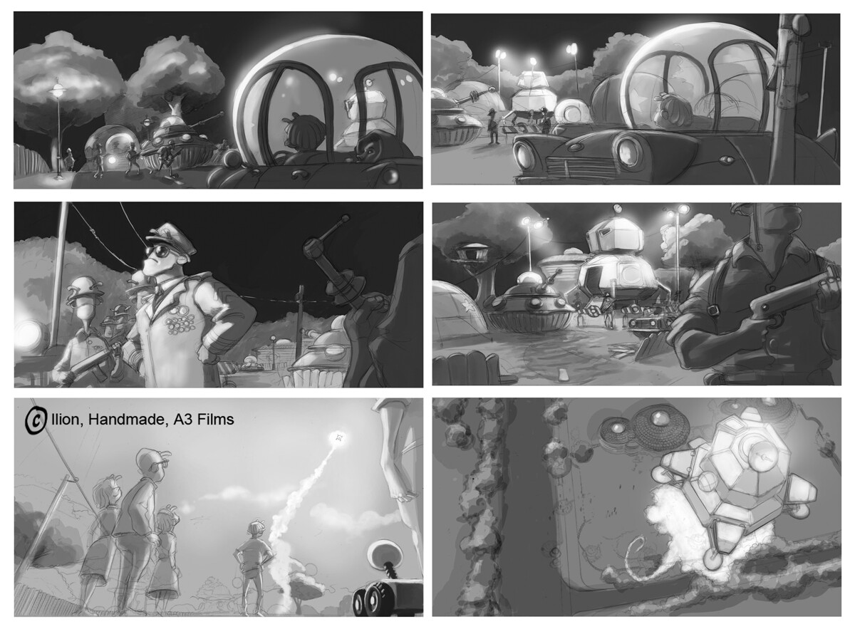 Marcos Calo - Planet 51 Concept art