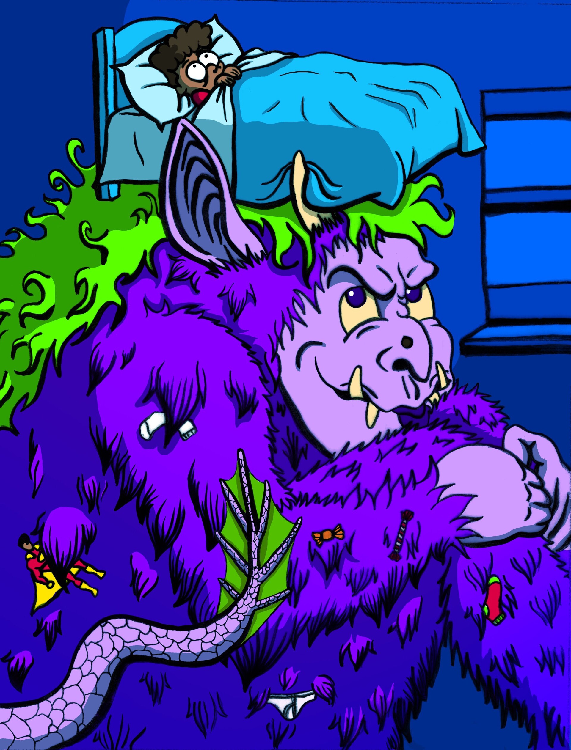 ArtStation - Monster under the bed