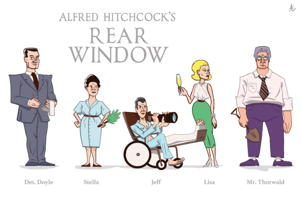 ArtStation - Character Lineup: Rear Window