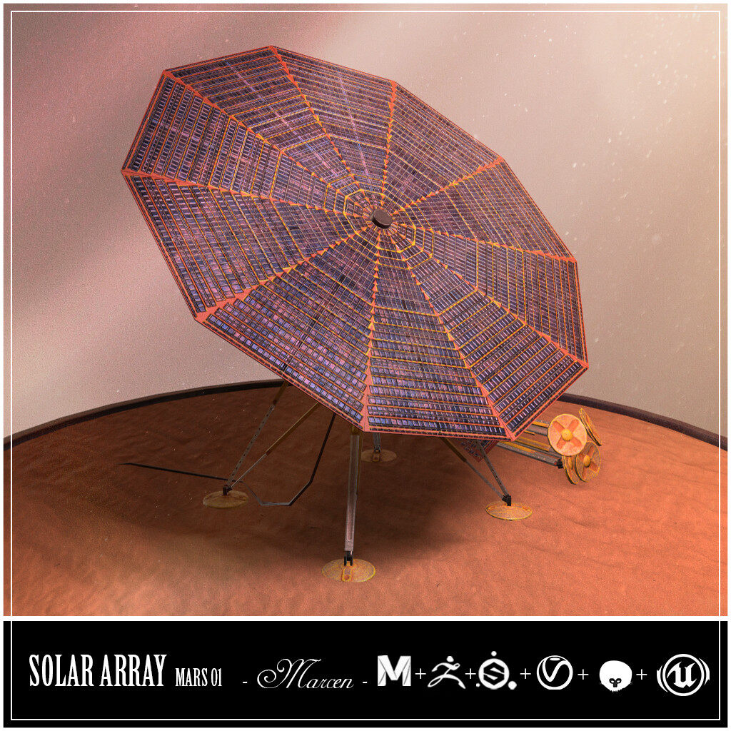 ArtStation - Mars Game Props