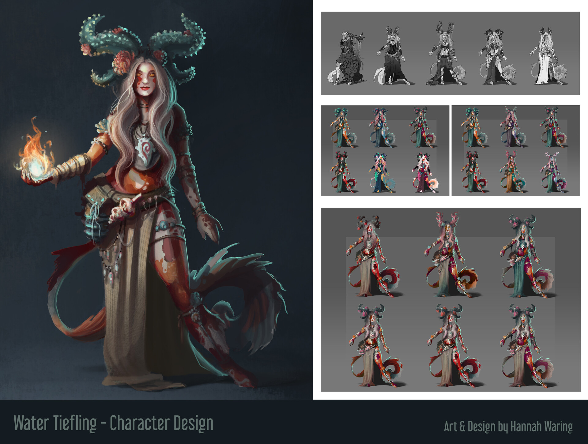 Athena Weiss (Hannah) - Water Tiefling