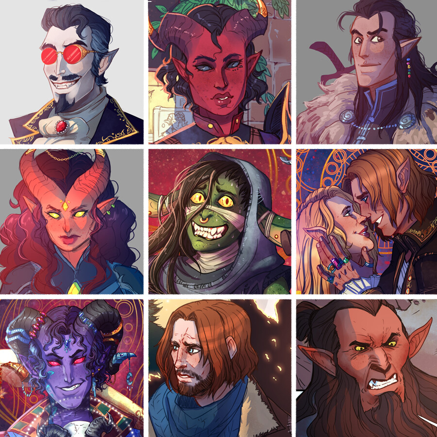 ArtStation - Art faces 2019