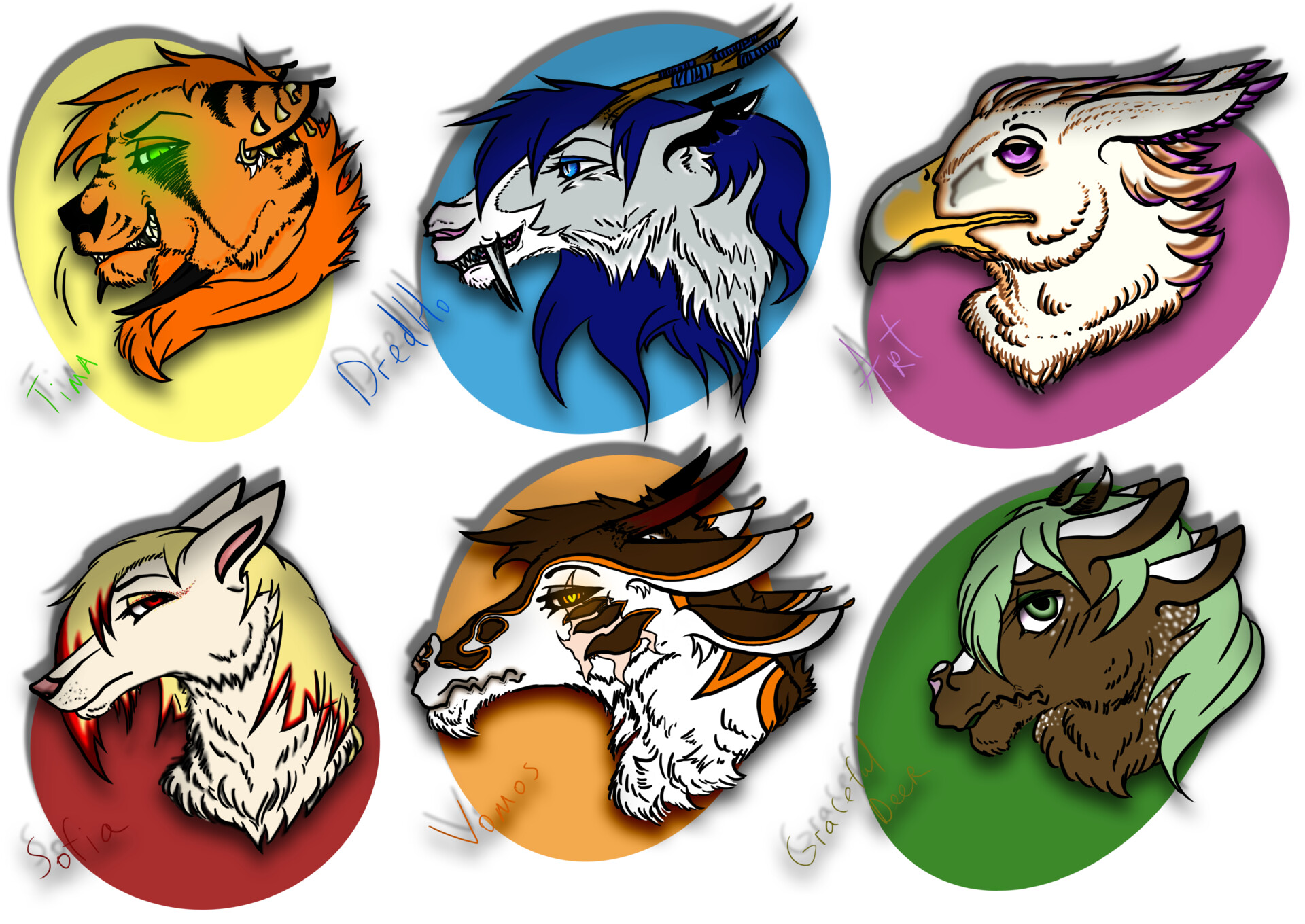 ArtStation - Headshots of Escapologist characters