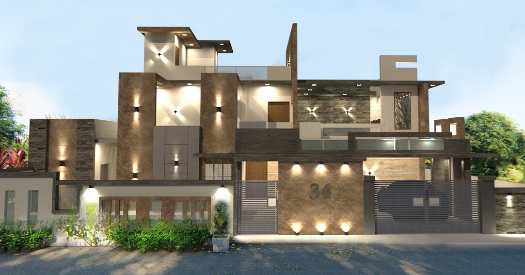 Pavitran Balamurugan - Recent Works interior and exterior design